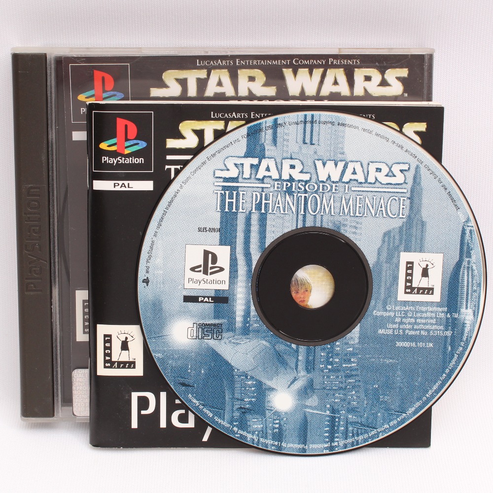 Pre-owned Sony Star Wars Episode I The Phantom Menace Playstation PS1 ...